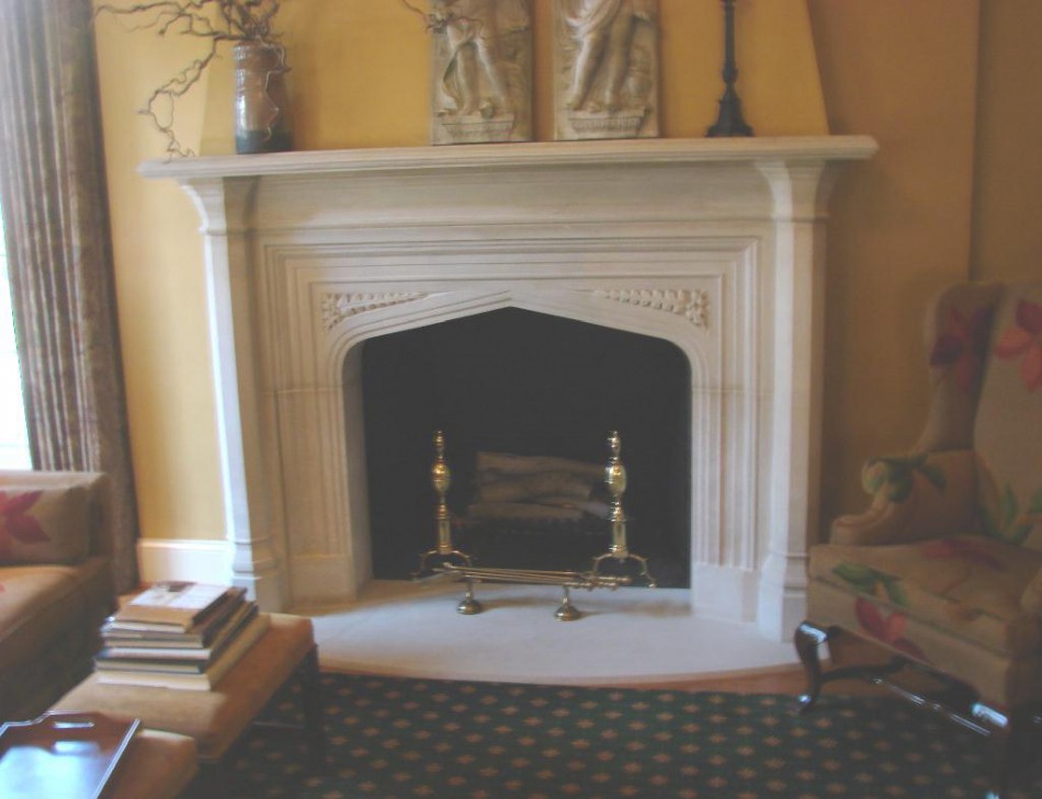 Reuter Fireplace - Old World Stone Carving