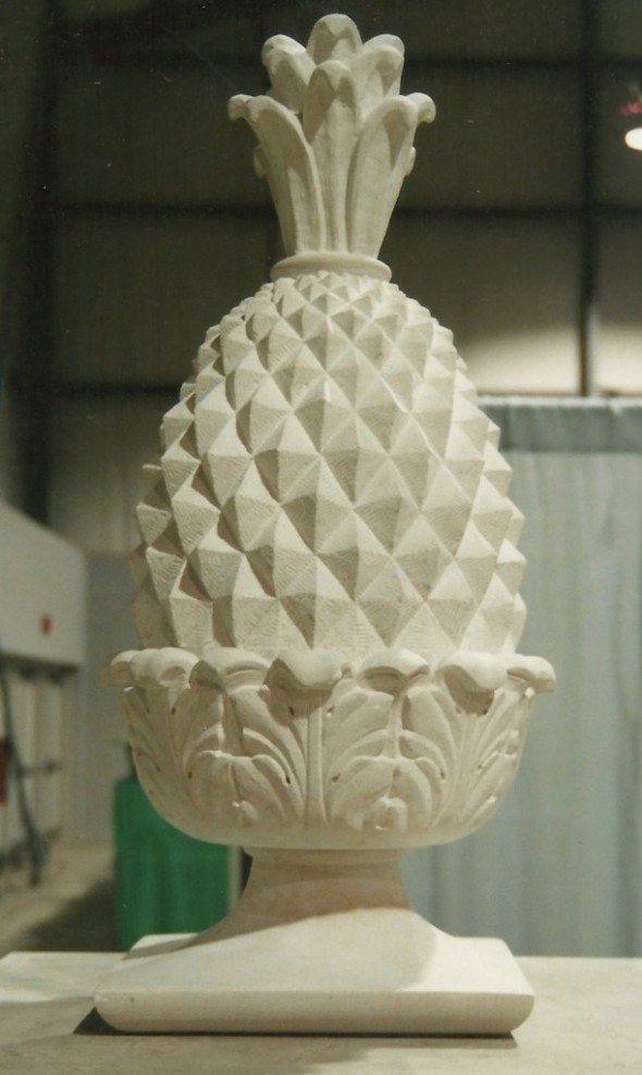 stone pineapple Archives - Old World Stone Carving