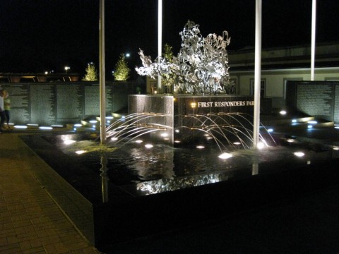 First Responders Memorial - Old World Stone Carving
