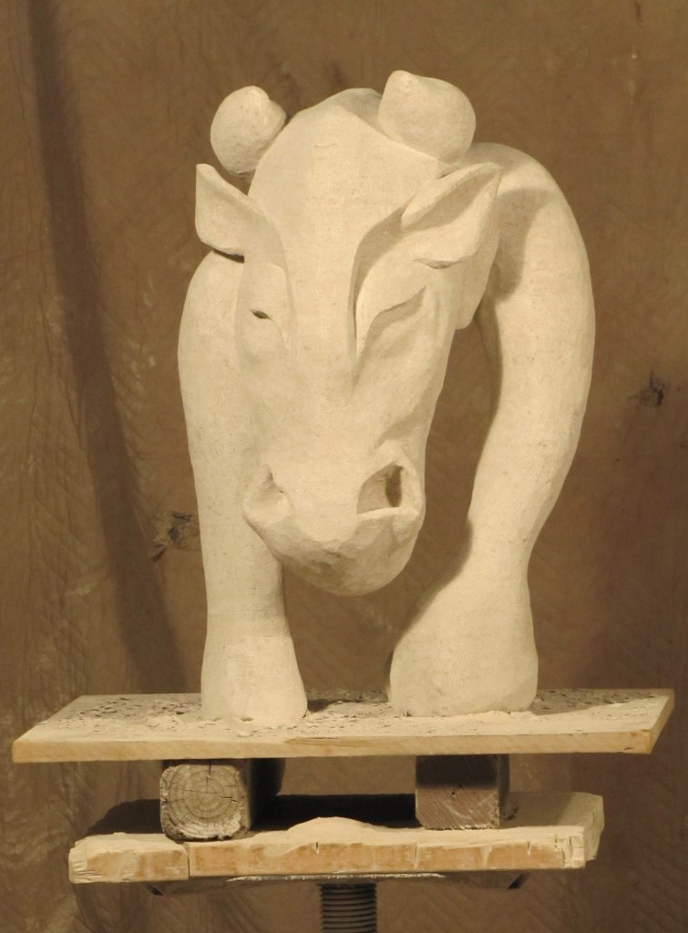 minotaur 7 - Old World Stone Carving