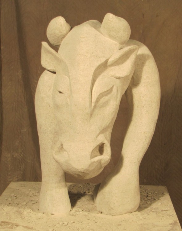 minotaur 8 - Old World Stone Carving